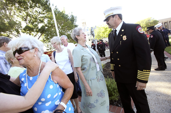 Farewell, chief: City bids auf wiedersehen to longtime firefighter with ...