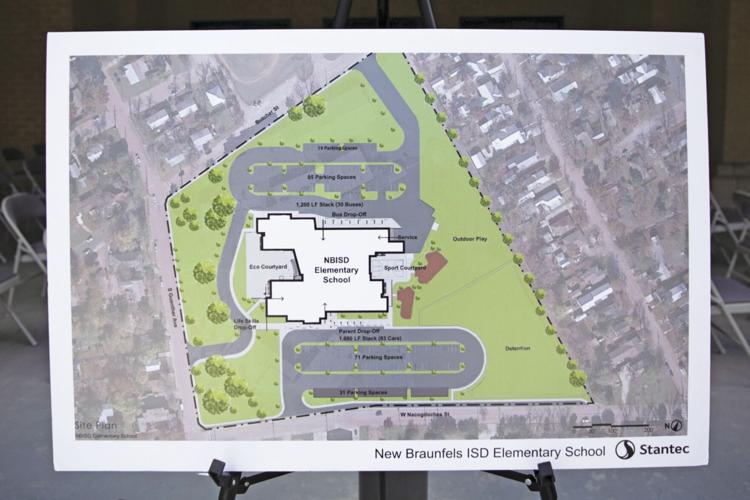 New Braunfels ISD elementary school construction marked with ...