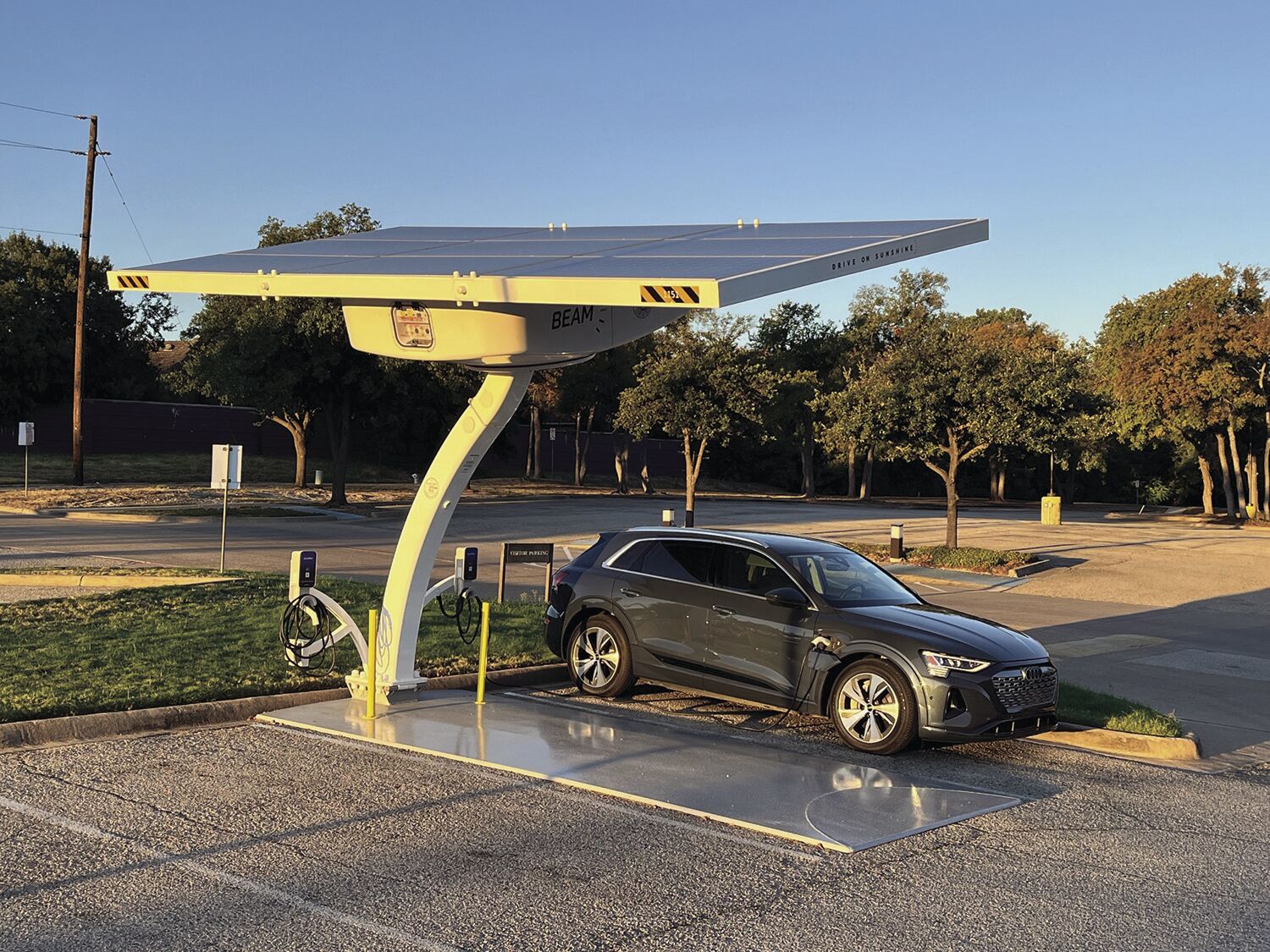 GOING GRUENE: Entrepreneur to bring solar EV charging stations to New ...
