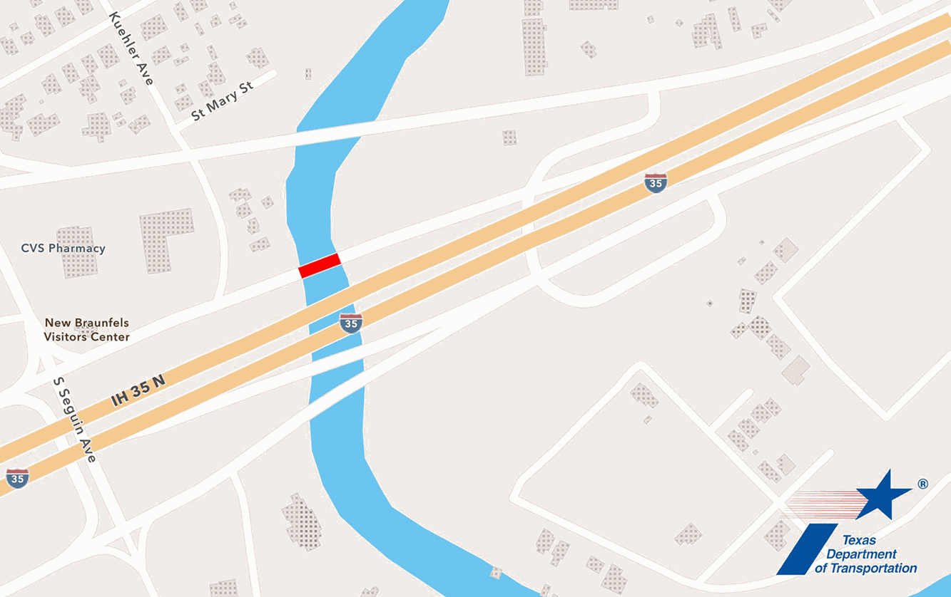 TxDOT to close Business I-35 bridge over Guadalupe River in New ...