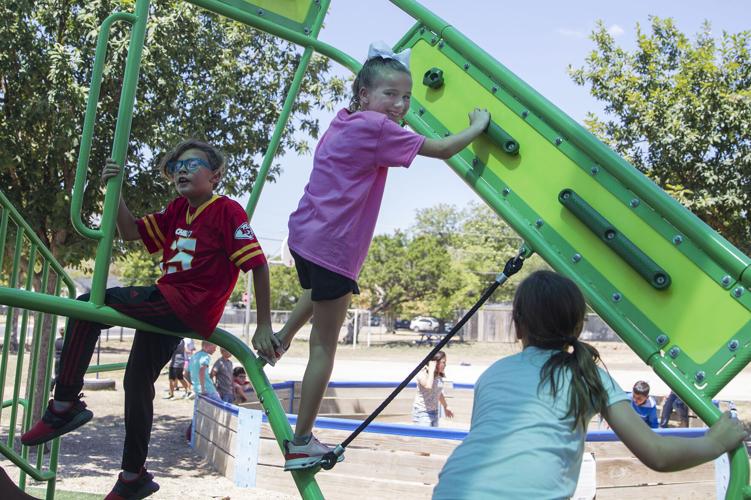 New school playgrounds provide students varied, accessible options within New Braunfels and ...