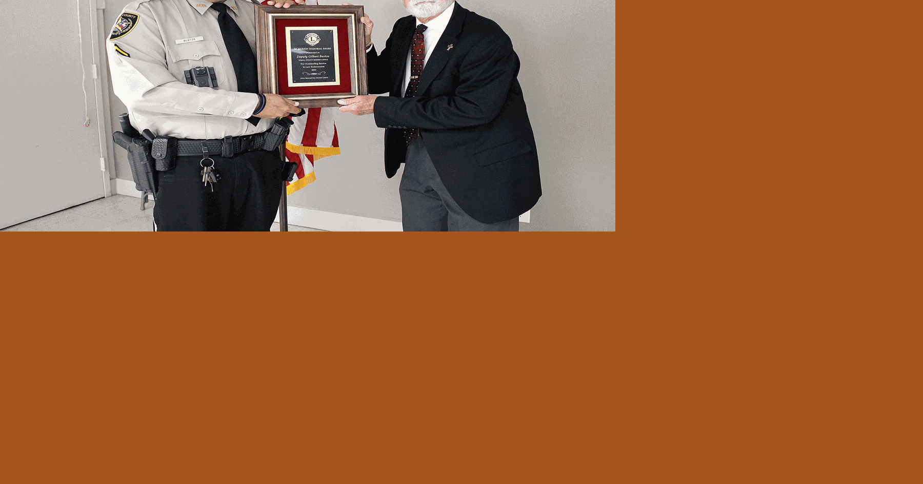 CCSO mental health officer declared lawman of the year | Community ...