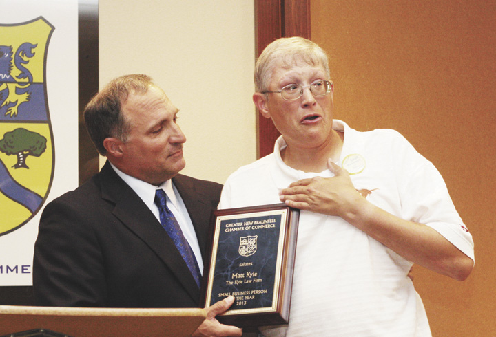 ALL CHOKED UP: Kyle dedicates award to his older brother | Local News ...