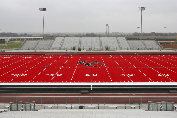Red turf ready for play at Canyon | Local Sports | herald-zeitung.com