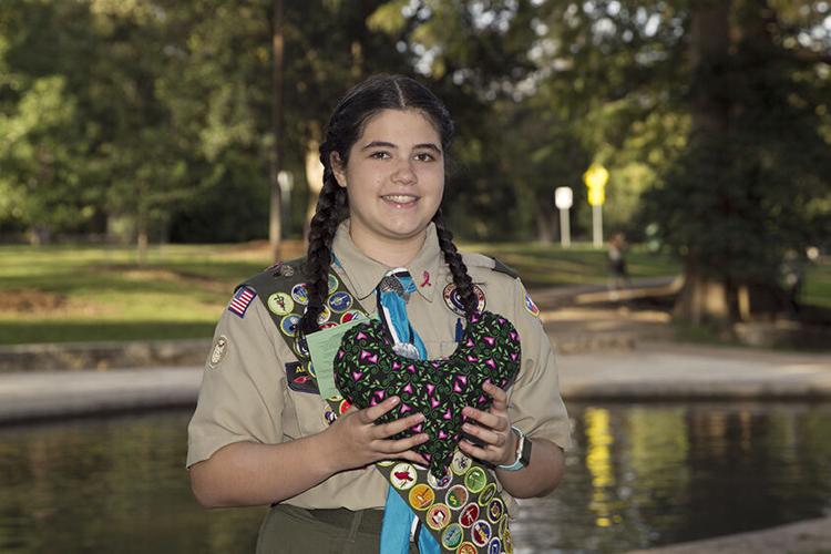 First female New Braunfels Eagle Scout helps breast cancer warriors ...