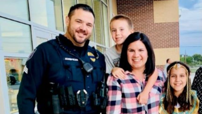 Community lends support to New Braunfels PD officer with cancer ...