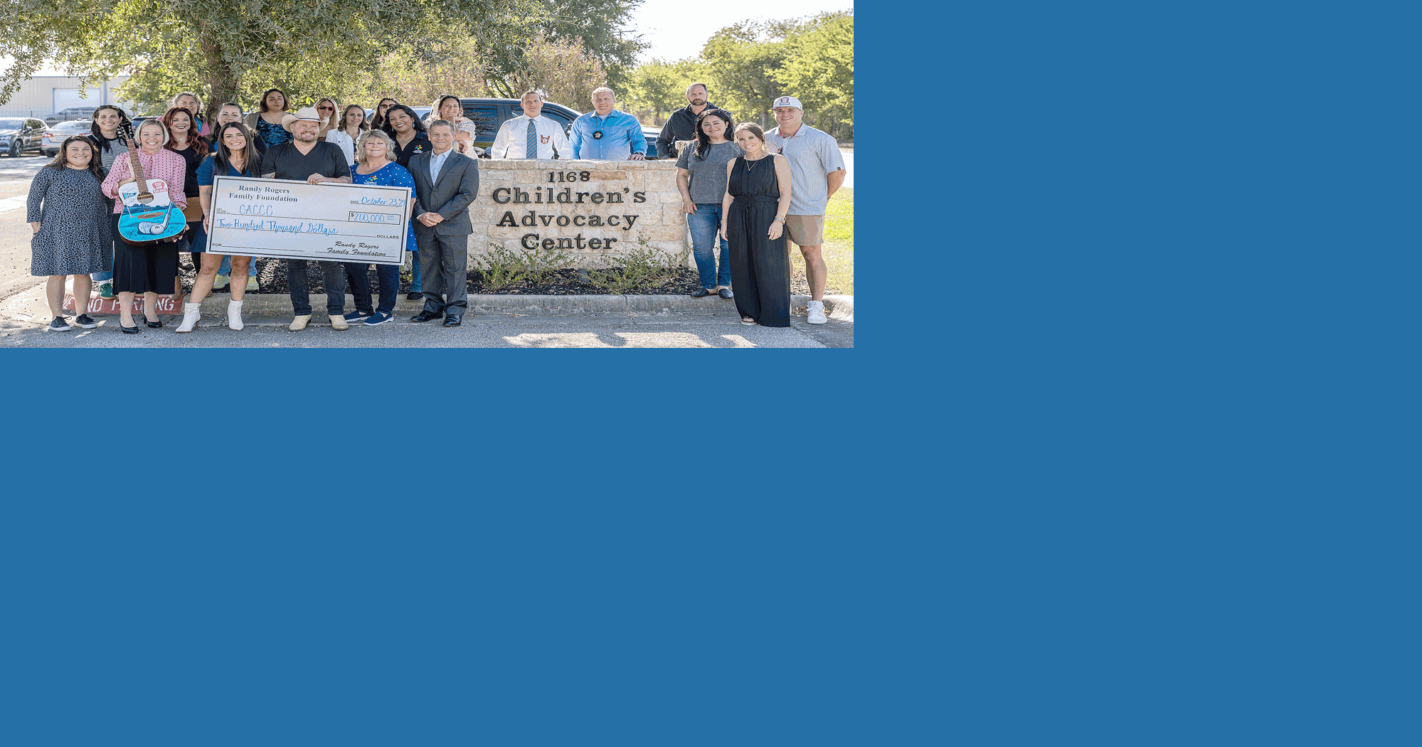 Randy Rogers Family Foundation gifts $200K to Children’s Advocacy ...