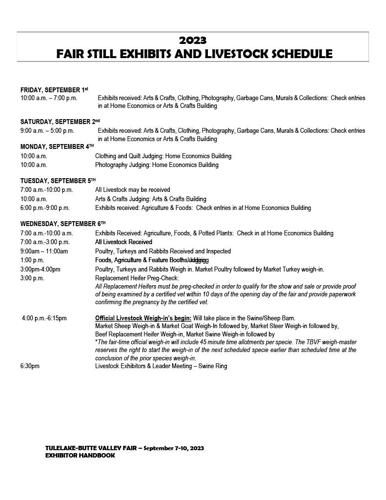 72nd annual Tulelake-Butte Valley Fair this week | News | heraldandnews.com