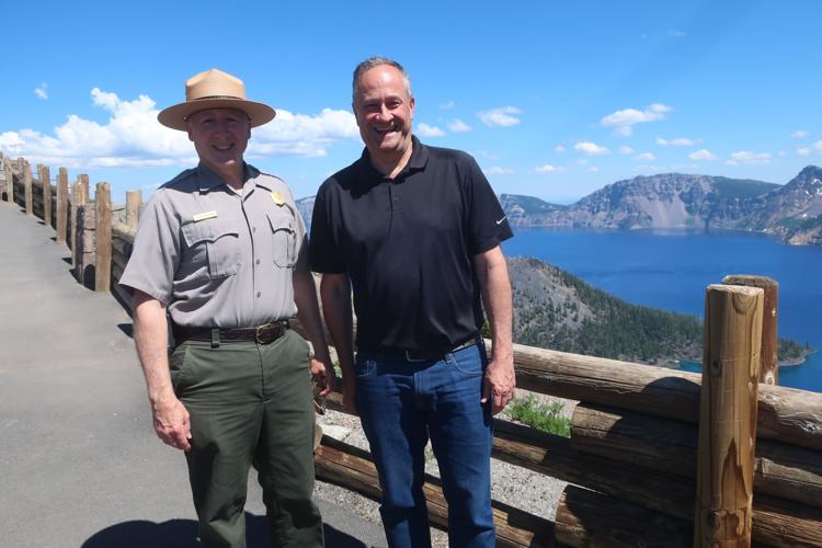 Second gentleman makes first Crater Lake visit | Klamath ...