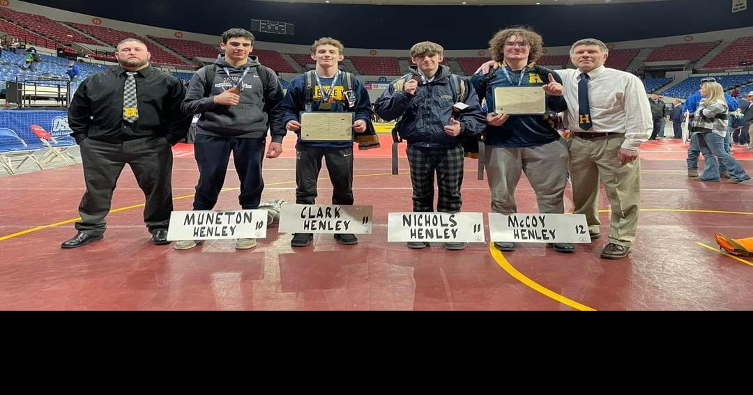 Prep wrestling: Henley's Dylan Clark, Matthew McCoy claim state ...