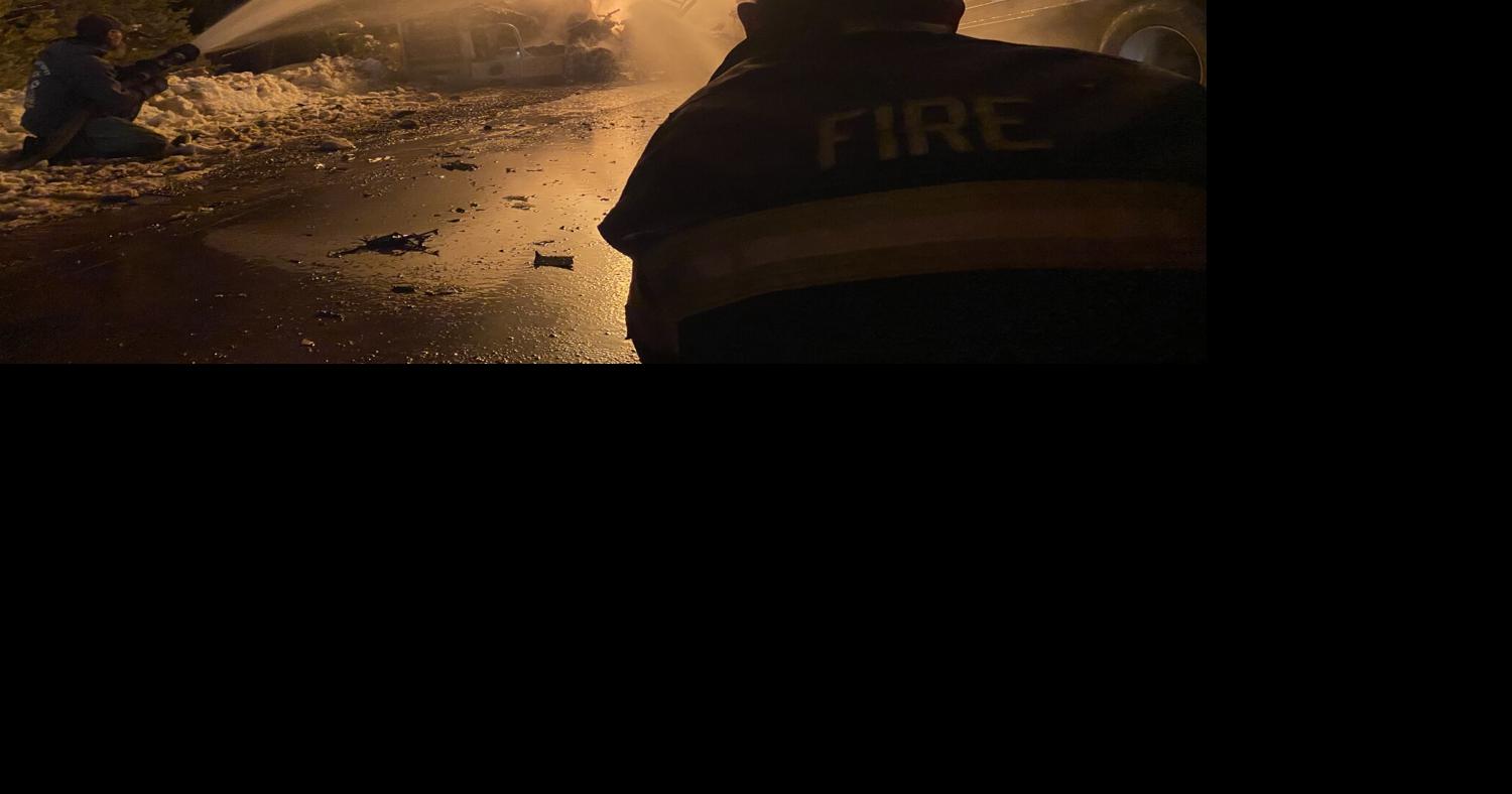 Semi-truck catches fire in two-vehicle crash south of Chemult on U.S ...