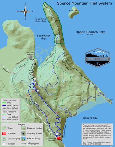 New walking trails proposed for Spence Mountain | Local News ...