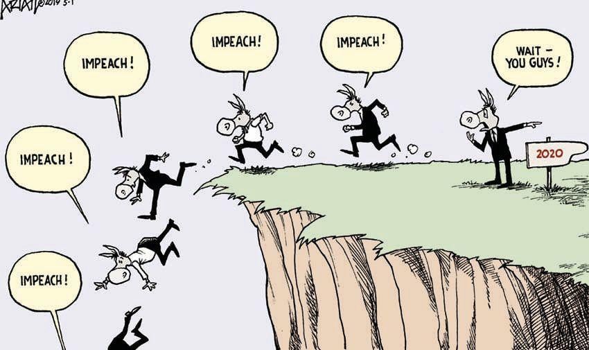 off a cliff | Cartoons | heraldandnews.com