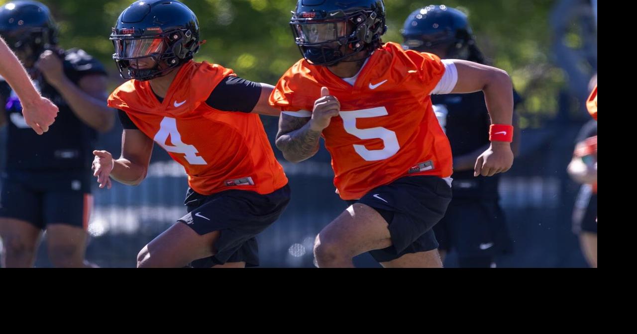 As Oregon State Beavers quarterback competition intensifies, Gabarri ...