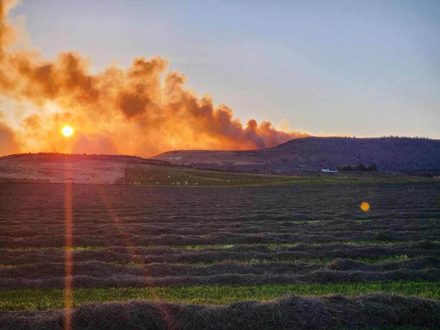 Township Fire south of Klamath Falls burns difficult terrain ...