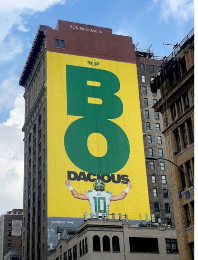 Oregon Ducks QB Bo Nix gets massive New York City billboard | Sports ...
