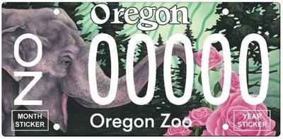 New license plate honors conservation efforts at Oregon Zoo | News ...