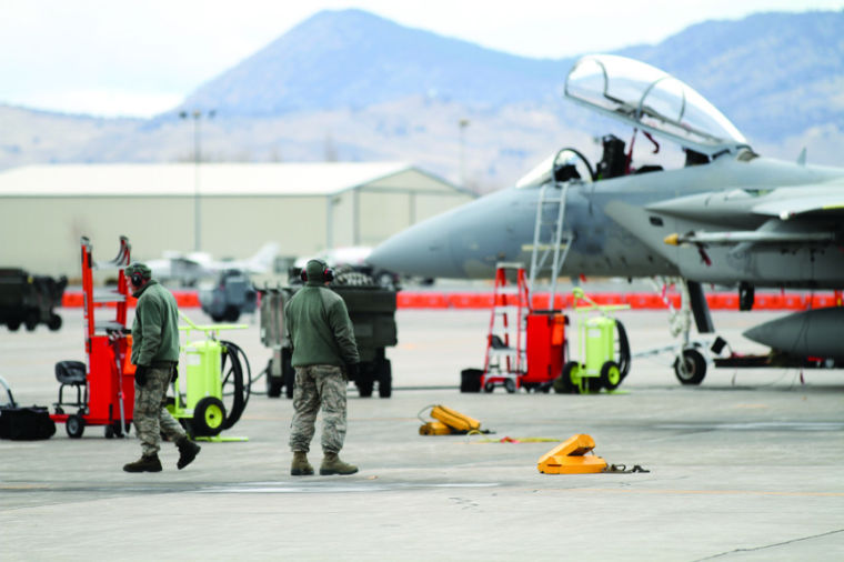 A lesson in Klamath Basin skies: Kingsley Field helps train California ...