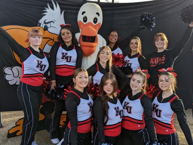 Klamath Union cheer squad leads activities at Eclipse in the Park event ...