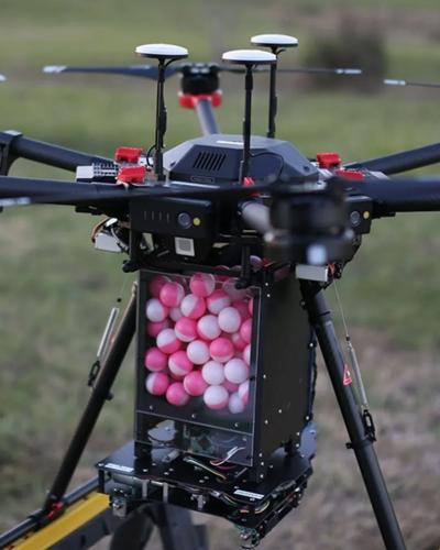 Drones with incendiary ‘ping pong balls’ help crews fight fires in ...