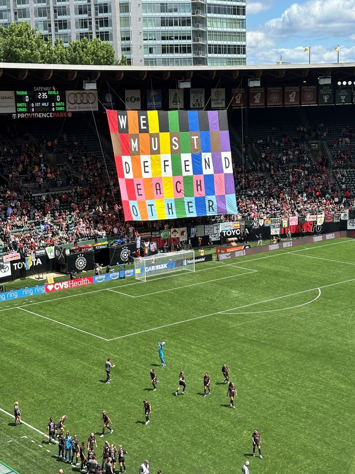NWSL's Thorns and WNBA's Fire stage women's sports doubleheader in ...
