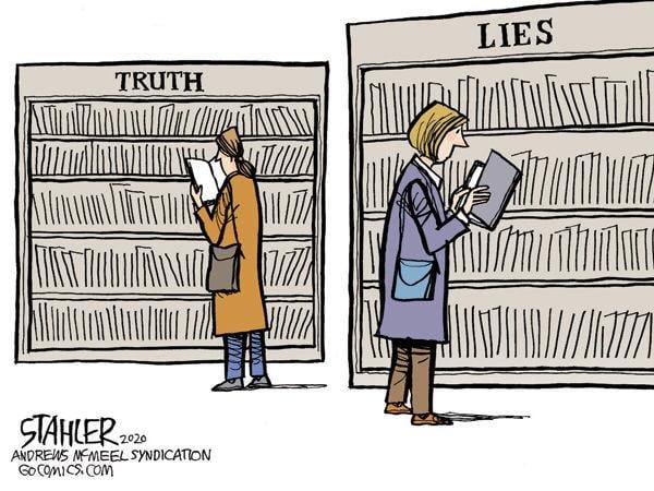 Truth & Lies | Cartoons | heraldandnews.com