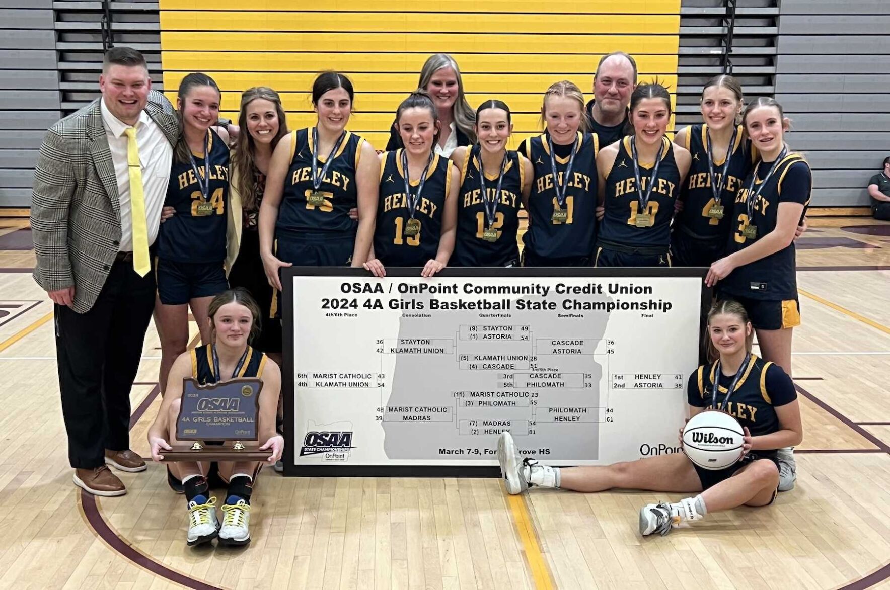 Prep roundup: Henley High girls claim Class 4A state basketball ...