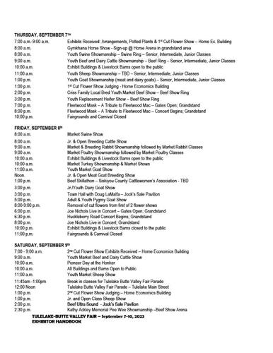 72nd annual Tulelake-Butte Valley Fair this week | News | heraldandnews.com