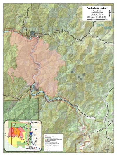 Rum Creek Fire blazing strong; 1% contained | News | heraldandnews.com
