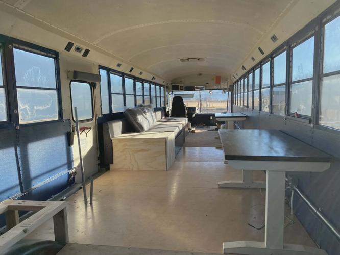 Henley students constructing student-designed mobile wildfire command ...