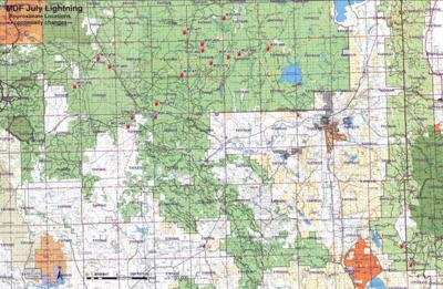 Lightning strikes cause 20 fires on Modoc forest | Email Blast ...