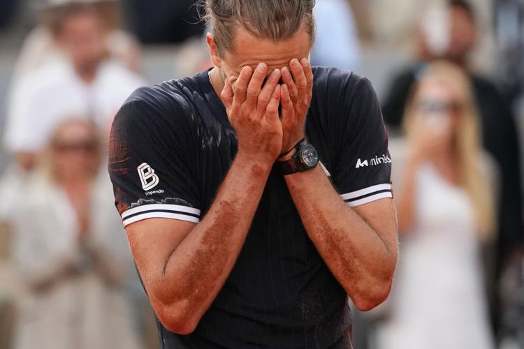Years of pent-up emotions came flooding out of Alexander Zverev when he ...