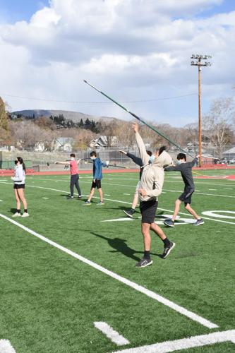 Klamath Union track and field athletes perfect their javelin throw ...