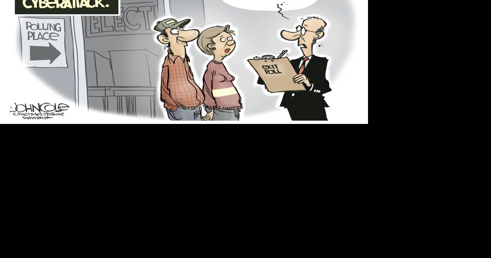 Voting machines vulnerable | Cartoons | heraldandnews.com