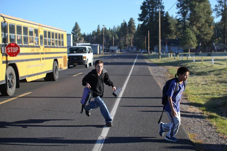 Chiloquin Elementary celebrates National Walk and Bike to School Day ...