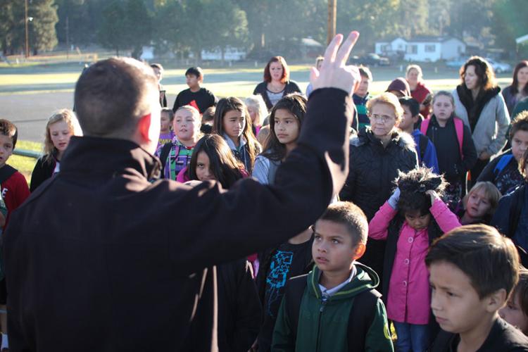 Chiloquin Elementary celebrates National Walk and Bike to School Day ...
