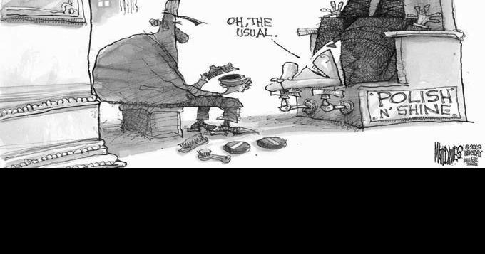 Shoe polish | Cartoons | heraldandnews.com