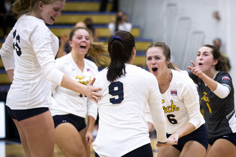 Tech volleyball downs ranked rival, snaps historic losing streak ...