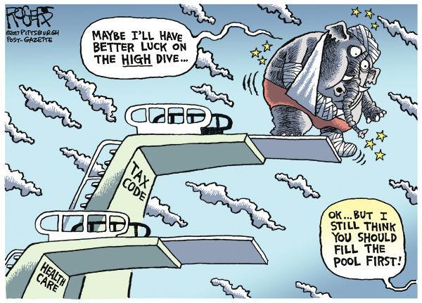 High Dive | Cartoons | heraldandnews.com