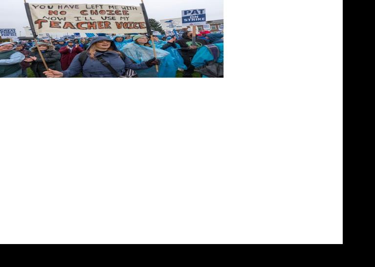 On inaugural day of strike, Portland teachers, families and students ...