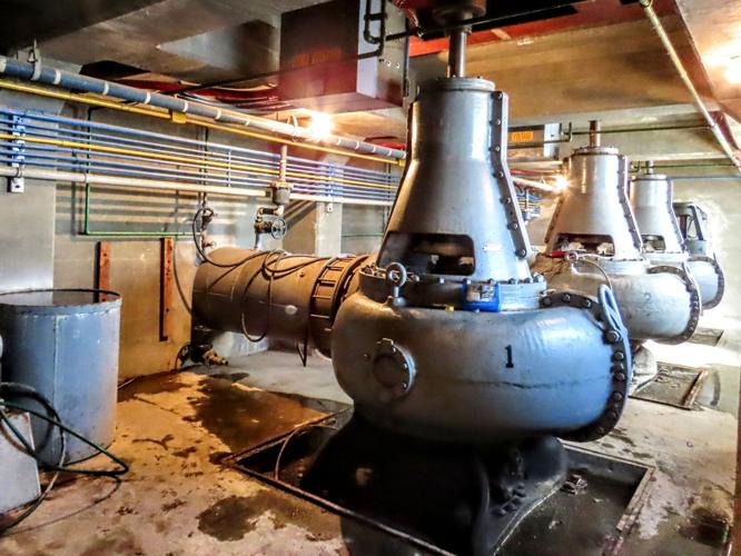 Water pumped from Tulelake through historic D-Plant to Lower Klamath ...