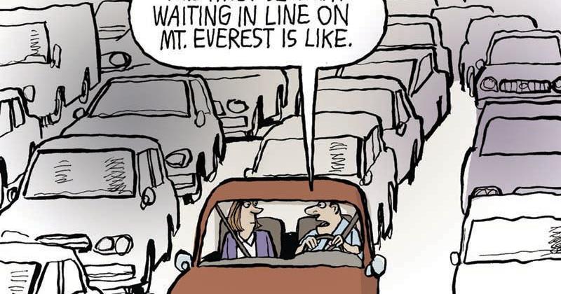Traffic jam | Cartoons | heraldandnews.com