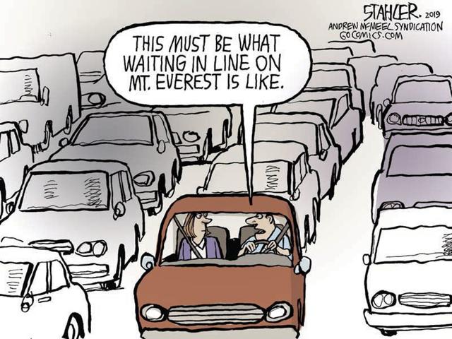 Traffic jam | Cartoons | heraldandnews.com