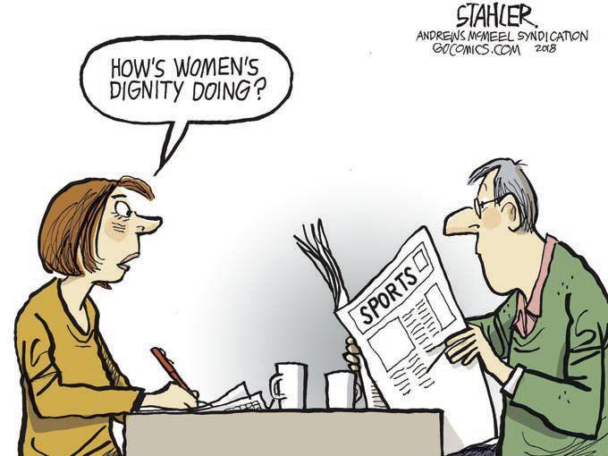 Dignity vs sports | Cartoons | heraldandnews.com