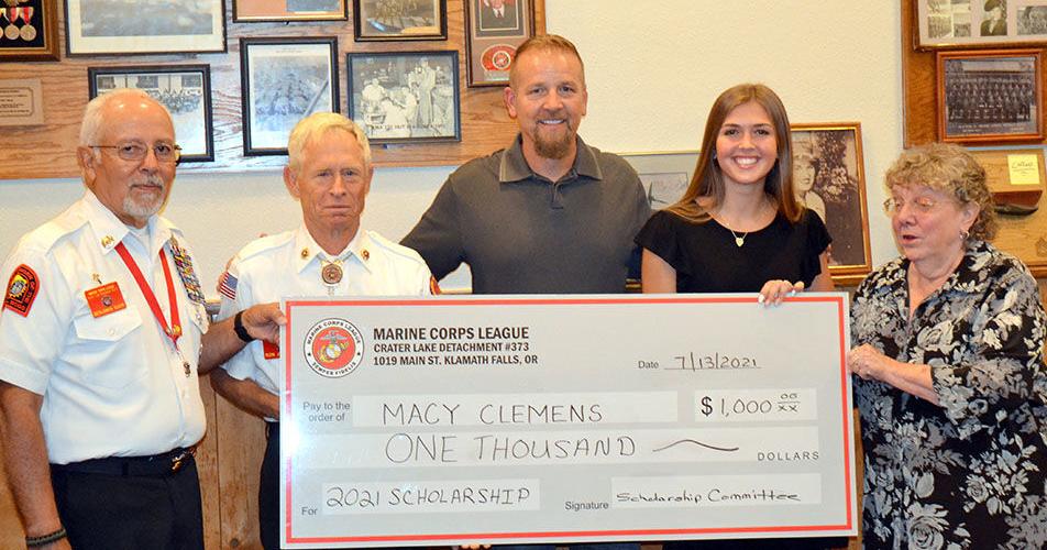 Macy Clemens wins Marine Corps League scholarship | Local News ...