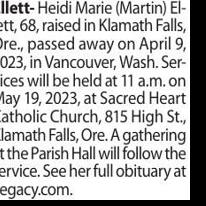 Notice: Heidi Marie (Martin) Ellett | Obituaries | heraldandnews.com