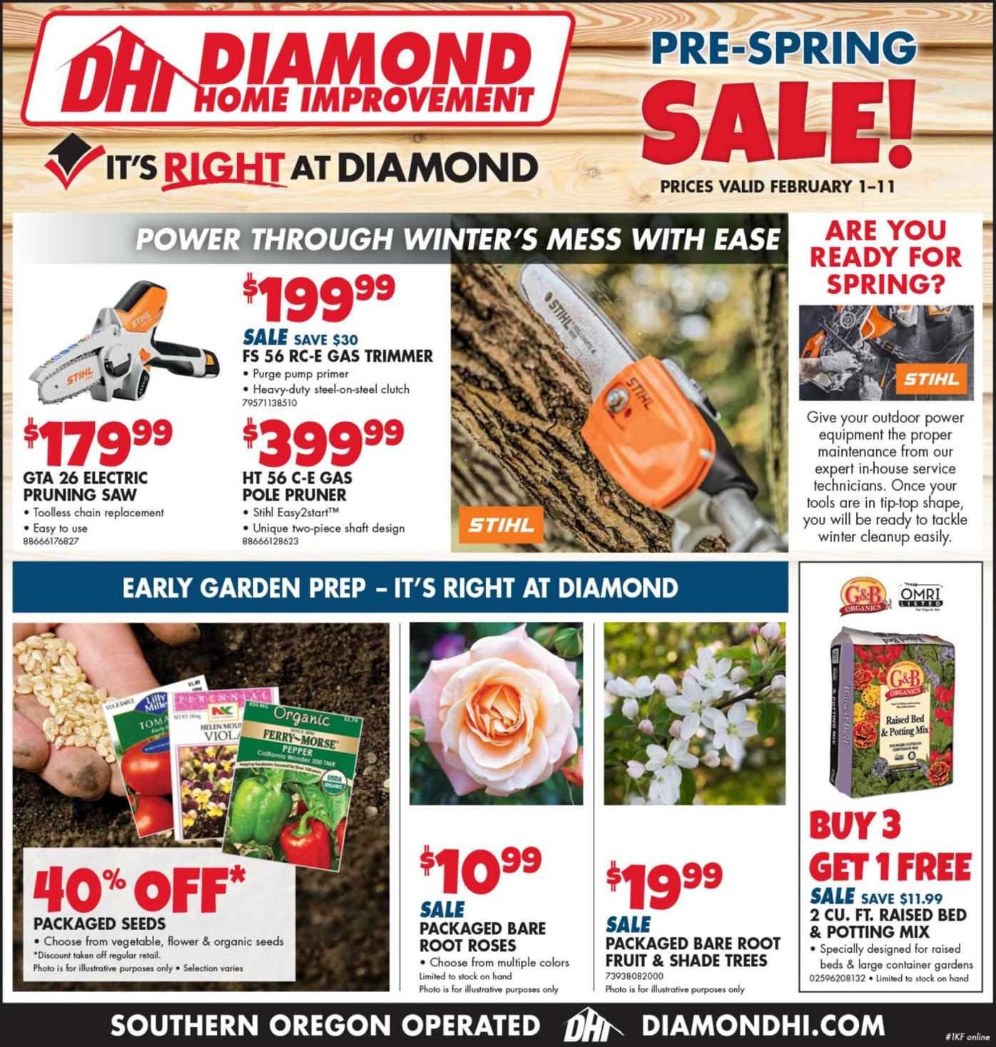 Diamond Home Improvement Pre-Spring Sale | Circulars | heraldandnews.com