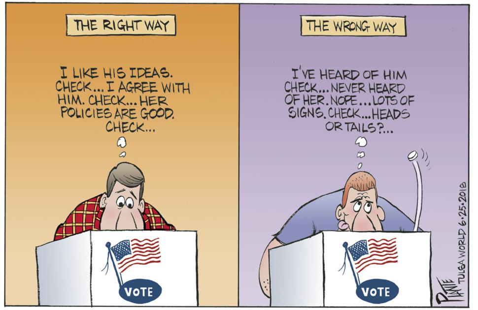 The right way to vote | Cartoons | heraldandnews.com