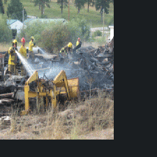 Fire destroys building in Chiloquin | Breaking | heraldandnews.com