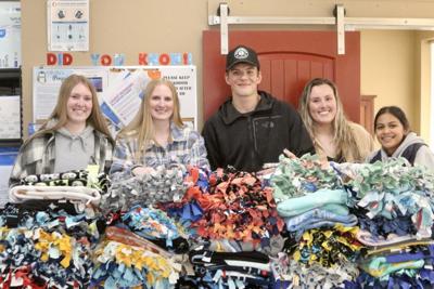 Oregon Tech students make, give blankets for Hospice patients | News ...